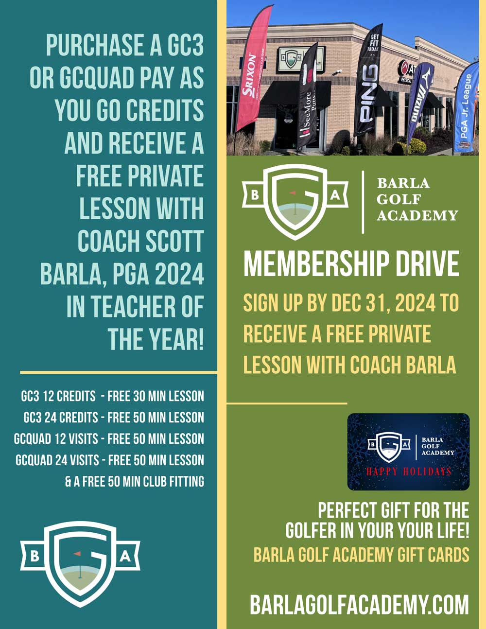 FREE Golf Lesson with BGA Membership Drive (Expires 12/31/24) - Barla ...