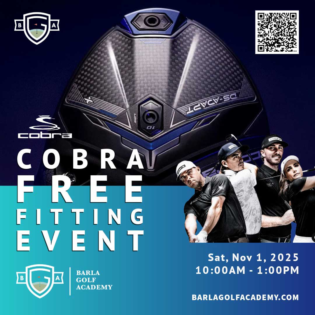 COBRA VIP Free Custom Fit Event Sat Nov 1 2025 - Barla Golf Academy