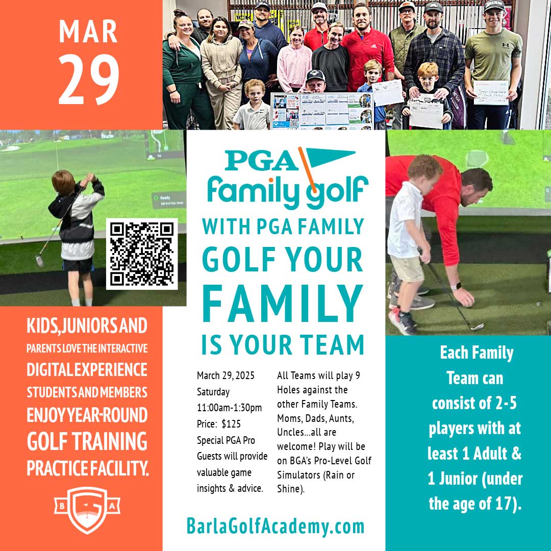 PGA Family Golf Day March 29 2025 - Barla Golf Academy